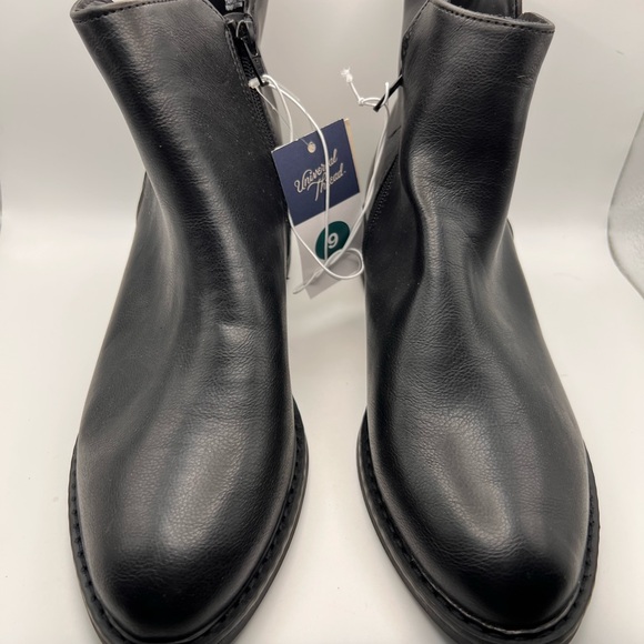 Universal Thread | Shoes | Universal Threads Black Leather Ankle Boots ...